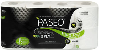 Cottonsoft | The launch of the Paseo 3 ply Long Roll 8 pack offers luxurious experience with ...